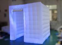 China 2.5m LED Inflatable Photo Booth Tent One Door with Color Changing Light 110V 220V for sale