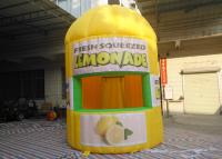 China Portable Lemonade Stand Inflatable Lemonade Tent  Inflatable Lemonade Cup for sale