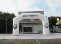China White Inflatable Entrance Arch 6-15m Width with CE/UL Blower, Sand Bags and Ropes for Advertising Events for sale