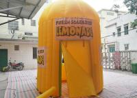 China Inflatable Lemonade Booth Stand Portable Concession 3m Dia 4m Height Custom Logo for sale