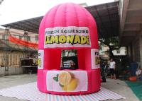 China Custom Inflatable Lemonade Stand Tent 4m Tall 3m Diameter for Event Advertising for sale