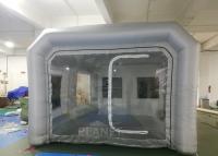 China Outdoor Professional Inflatable Car Paint Booth 6m x 4m x 3m with 210D Reinforced Oxford Material for sale