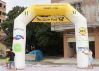 China Custom Inflatable Arch Gate -30°C to 70°C Temperature Range, Weather-Resistant PVC Material for Promotional Events for sale