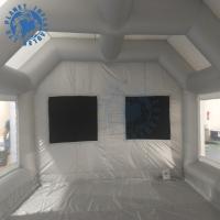 China 7M x 4M x 3M Inflatable Spray Booth with Water Resistance and CE/UL Certified Blowers for sale