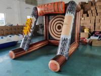 China Custom Inflatable Axe Throwing Game 0.55mm PVC Tarpaulin for Kids Adults Party for sale