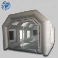 China Economical Inflatable Spray Booth 7x4x3m with 10mm Filters and Dual CE/UL Blowers for Automotive Painting for sale