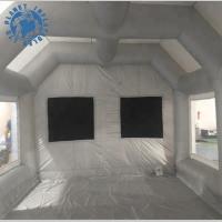 China Economical Inflatable Spray Booth 7x4x3m with 10mm Filters and Dual CE/UL Blowers for Automotive Painting for sale