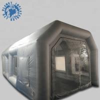 China Economical Inflatable Spray Booth 7x4x3m with 10mm Filters and Dual CE/UL Blowers for Automotive Painting for sale