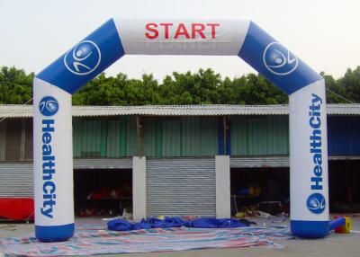 China Commercial Inflatable Start Finish Line Arch 0.55mm PVC Tarpaulin Material with EN71 CE Certification for Running Events for sale