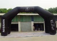 China Commercial Inflatable Start Finish Line Arch 0.55mm PVC Tarpaulin Material with EN71 CE Certification for Running Events for sale