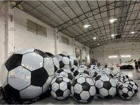 China Inflatable Mirror Football 60cm Reflective Soccer Ball for Event Decoration Custom Logo for sale