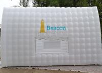 China Large White Inflatable Cube Tent 420D Oxford Cloth 8x8x6m for Trade Show for sale