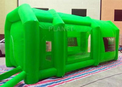 China Green 6x4x3m Portable Inflatable Spray Paint Booth with CE/UL Certified Blowers for Automotive Painting for sale