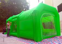 China Green 6x4x3m Portable Inflatable Spray Paint Booth with CE/UL Certified Blowers for Automotive Painting for sale