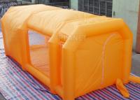 China 6x4x3m Mobile Inflatable Paint Booth with Filter System - 210D Oxford & 0.6mm PVC Construction for sale