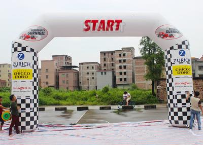 China Custom Outdoor Inflatable Advertising Arch 3-15m with Lighting System - Weatherproof PVC Material 0.25-1.0mm for sale