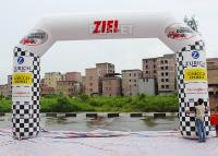 China Custom Outdoor Inflatable Advertising Arch 3-15m with Lighting System - Weatherproof PVC Material 0.25-1.0mm for sale