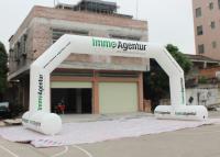 China Outdoor Inflatable Event Arch 4-10m Width with Custom Logo Printing and 25kg Lightweight Design for sale