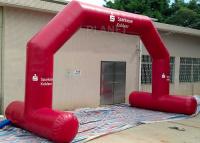 China 8m x 5m Red Inflatable Advertising Arch with CE/UL Certified Air Blower for Outdoor Events for sale
