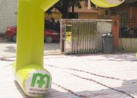 China Yellow Flame Retardant Inflatable Arch Rental - Custom Sizes with 2+ Year Warranty for Sports Events for sale