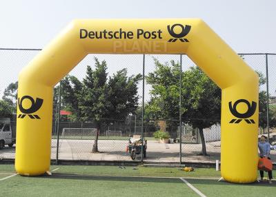 China 8.4m Commercial Inflatable PVC Archway with Full Color Printing | 110V-220V Blower | Custom Brand Promotion for sale