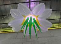 China 1.5m Multi-Color LED Inflatable Flower with 16 Color Options for Event Decorations for sale