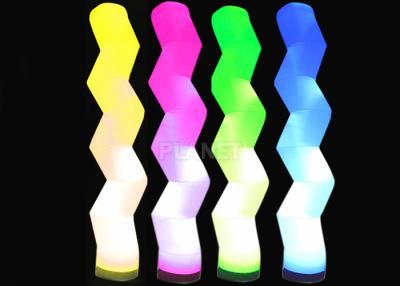 China 45cm x 2m Inflatable LED Wave Tube with 16-Color Remote Control for Festival and Event Decorations for sale