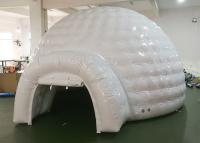 China White Inflatable Igloo Tent 4.8m Diameter with CE Certification for Event Rental Business for sale