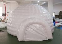 China White Inflatable Igloo Tent 4.8m Diameter with CE Certification for Event Rental Business for sale