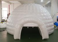 China White Inflatable Igloo Tent 4.8m Diameter with CE Certification for Event Rental Business for sale