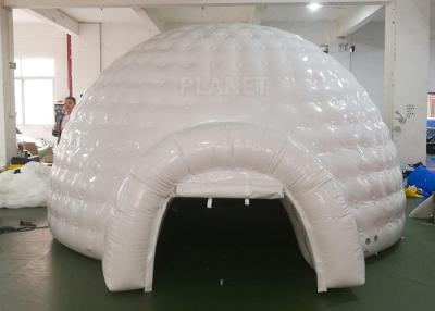 China White Inflatable Igloo Tent 4.8m Diameter with CE Certification for Event Rental Business for sale