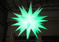 China Custom Inflatable LED Star Decoration 1.5-2.5m Diameter 100-240V 16 Color Changing for sale