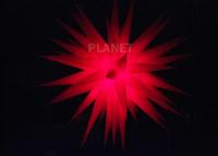 China 2M Diameter Inflatable Star Lighting Decoration with 16 Color-Changing LEDs for Party Events for sale