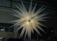 China 2M Diameter Inflatable Star Lighting Decoration with 16 Color-Changing LEDs for Party Events for sale