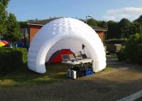 China LED Lighting Inflatable Igloo Tent 5m x 4m Oxford Cloth Event Dome with Remote Control for sale