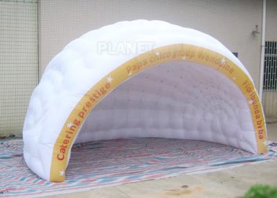 China Commercial Inflatable Igloo Dome Tent with Logo Printing - Fire Retardant PVC Material, 7-15 Day Production for sale
