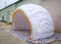 China Commercial Inflatable Igloo Dome Tent with Logo Printing - Fire Retardant PVC Material, 7-15 Day Production for sale