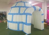China Flexible Inflatable Snow Igloo Dome Tent 4.22x3.7x3.0m with CE/UL Certification and 210D Oxford Cloth for sale