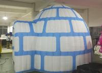 China Flexible Inflatable Snow Igloo Dome Tent 4.22x3.7x3.0m with CE/UL Certification and 210D Oxford Cloth for sale