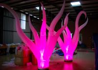 China Color Changing LED Inflatable Tree - 210D Oxford Cloth, 2-2.5m Height, 500-2000W Halogen or 24W LED Options for sale