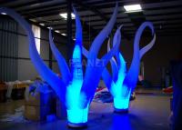 China Color Changing LED Inflatable Tree - 210D Oxford Cloth, 2-2.5m Height, 500-2000W Halogen or 24W LED Options for sale