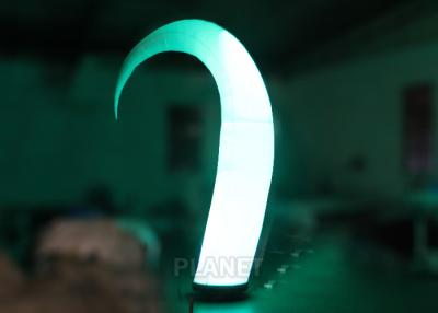 China Colorful LED Inflatable Horns Lighting Decoration - 210D Oxford Cloth, 2-2.5m Height, 24W LED for sale
