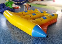 China Inflatable Fly Fishing Banana Boat 3 Tubes 0.9mm PVC Tarpaulin Water Sports Towable for sale