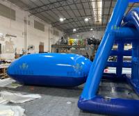 China Commercial Inflatable Water Tower Ladder Climbing Slide with Jumping Blob 8m x 4.5m x 5mH for sale