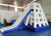 China Custom Inflatable Water Tower Climbing Slide 0.55mm PVC for Lake Park for sale
