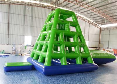 China Inflatable Water Tower Climbing Slide 6x4x4m PVC Tarpaulin for Sea for sale