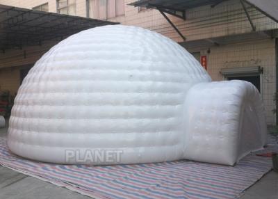China 7.0m x 3.5m White Inflatable Igloo Tent - Waterproof PVC Dome with CE/UL Certification for sale