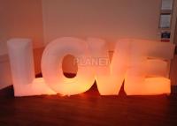 China Custom Inflatable LED Letter Balloon 1.2m-10m for Wedding & Stage Decoration with CE Certification for sale