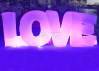 China Custom Inflatable LED Letter Balloon 1.2m-10m for Wedding & Stage Decoration with CE Certification for sale