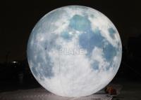 China Giant 6m Inflatable Moon Globe with LED Lighting - 16 Color Remote Control for Event Decoration for sale